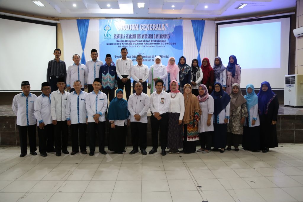 Studium Generale Semester Genap Tahun Akademik 2019/2020 Fakultas Syariah - Situs Resmi UIN Antasari