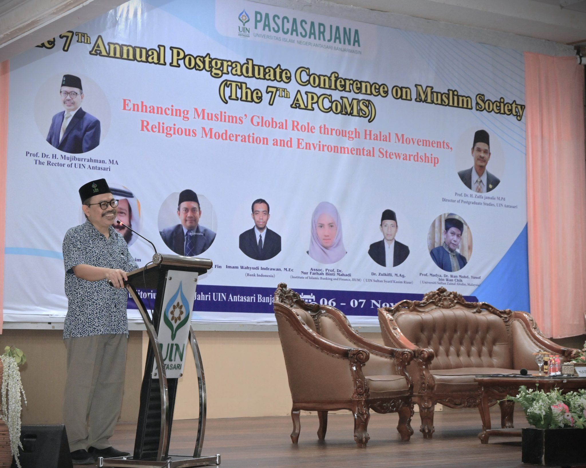 APCoMS ke-7, Rektor UIN Antasari: Krisis Halal, Ekstremisme, dan ...